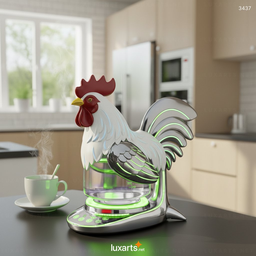 Rooster Shaped Kettle: Creative Home Decor for Farmhouse and Country ...