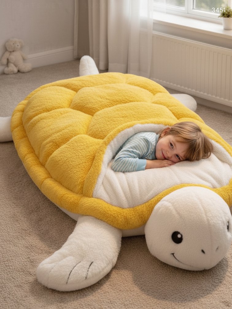 Turtle Shaped Sleeping Bag – Premium Quality, Cute Design for Kids and ...