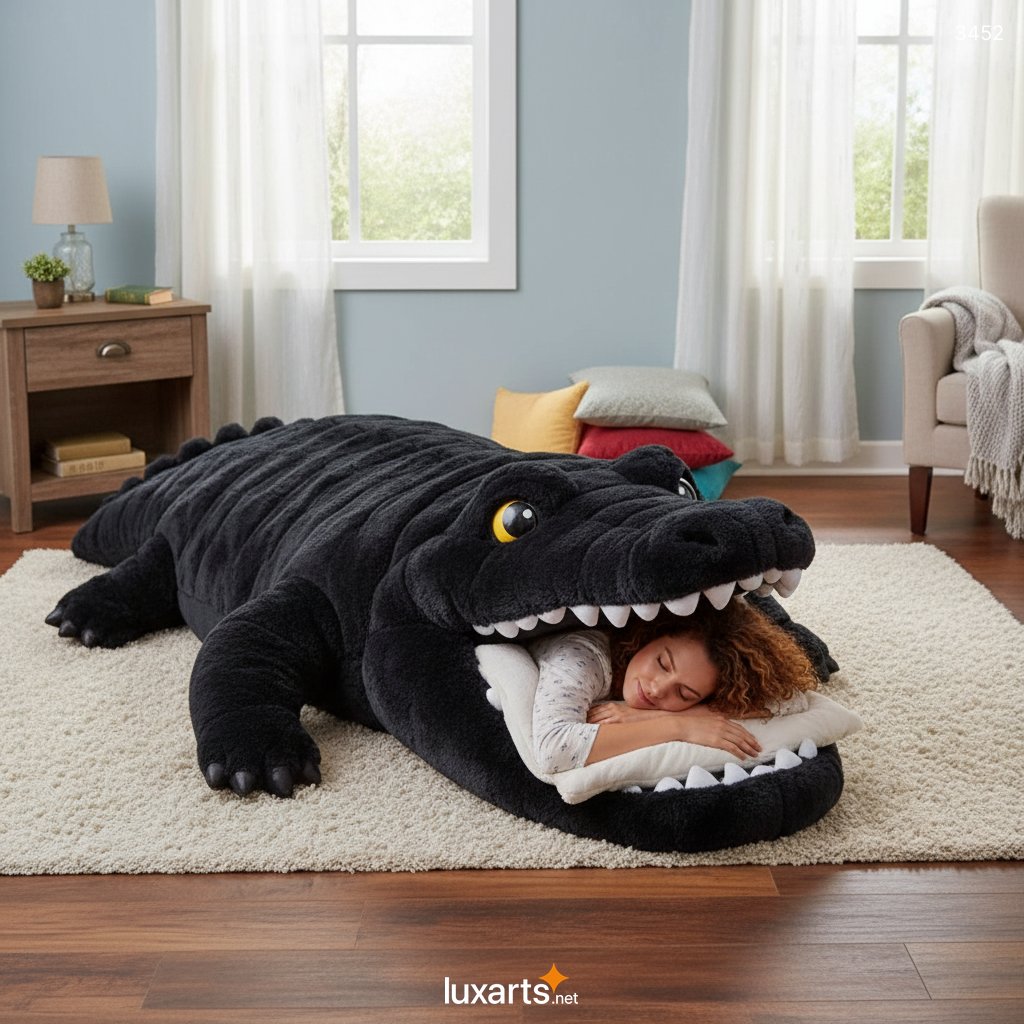 Crocodile Shaped Sleeping Bag – Cozy for Kids & Adults, Perfect for ...