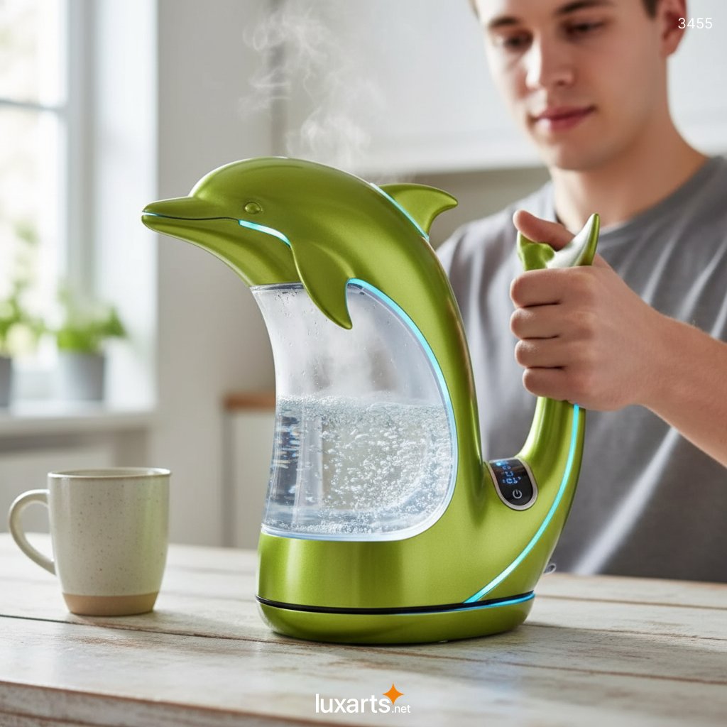 Sea Creature Electric Kettles – Adorable Dolphin, Whale & Shark-Themed ...