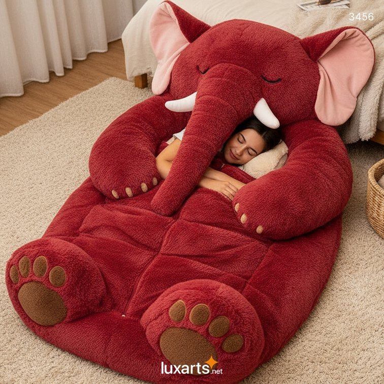 Elephant Shaped Sleeping Bag – Adorable Animal Design for Warm, Fun ...