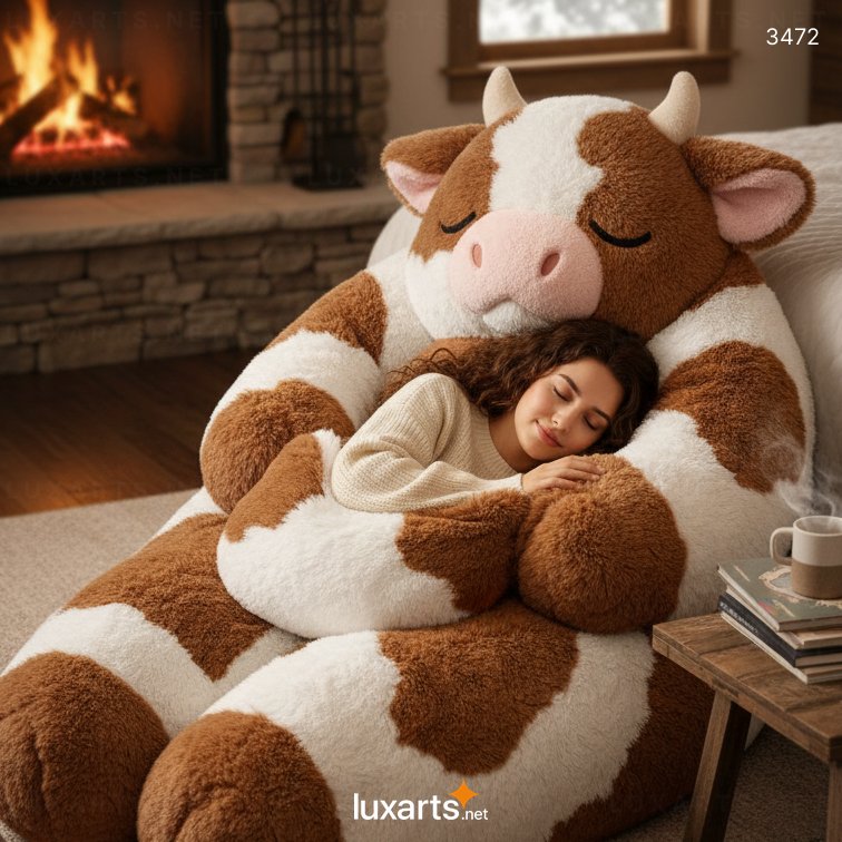 Dairy Cow Shaped Sleeping Bag – Cozy, Playful & Cuddly Animal Sleep ...