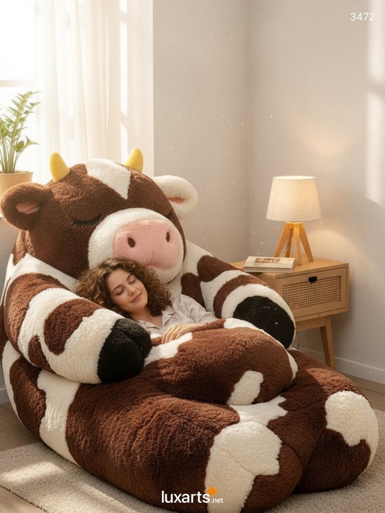Dairy Cow Shaped Sleeping Bag – Cozy, Playful & Cuddly Animal Sleep ...