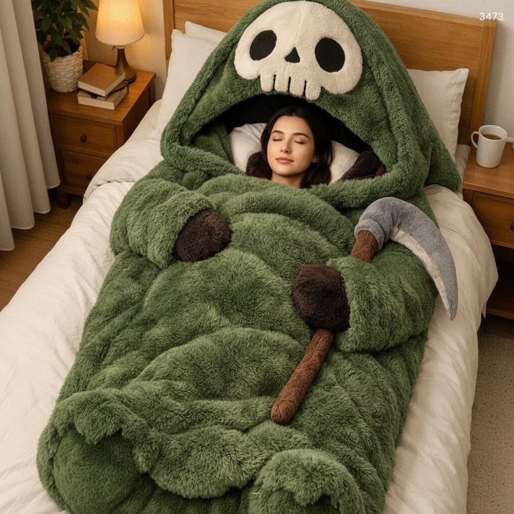 Death Shaped Sleeping Bag – Unique Coffin-Style Sleep Gear for Gothic ...