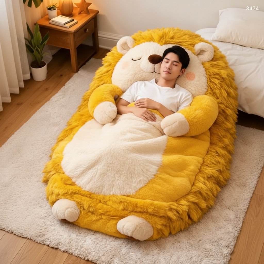 Hedgehog Shaped Sleeping Bag – Relive Childhood Magic – Soft, Snug ...