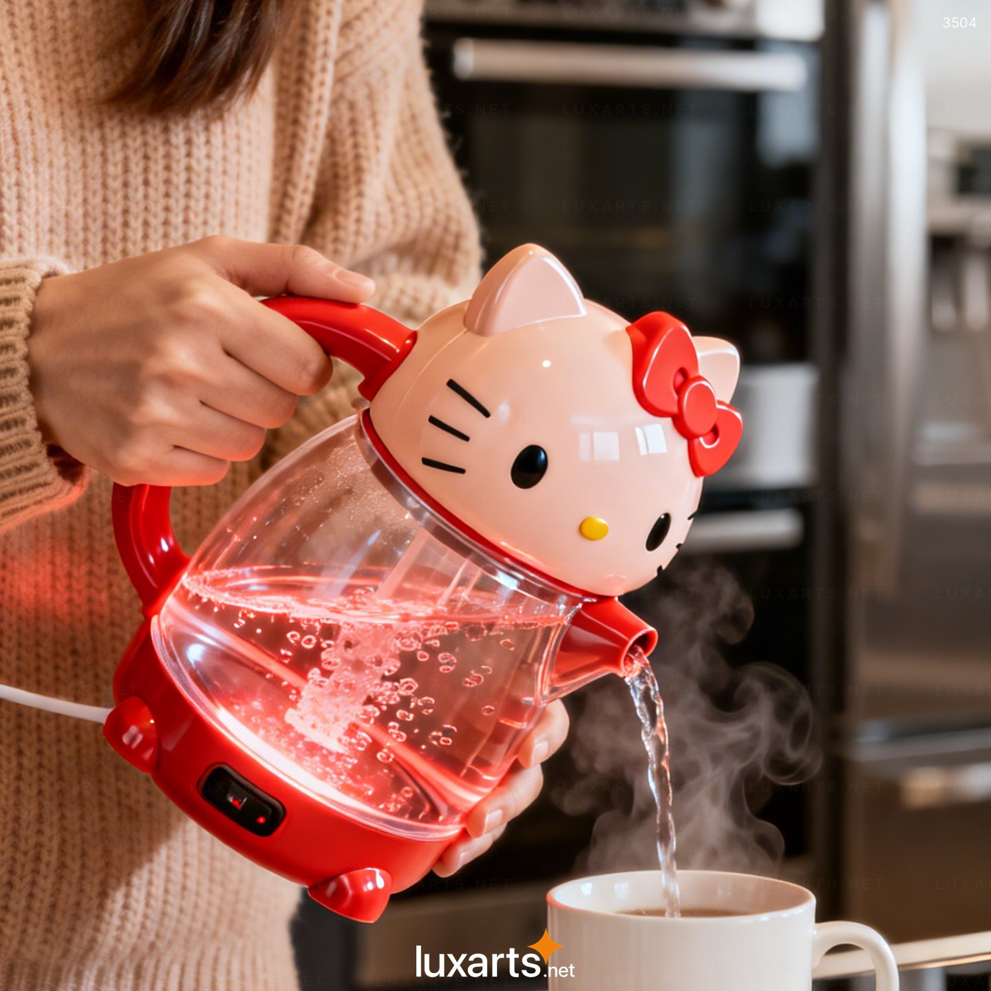 Hello Kitty Electric Shaped Kettles – Stylish & Cute Water Boiler for ...