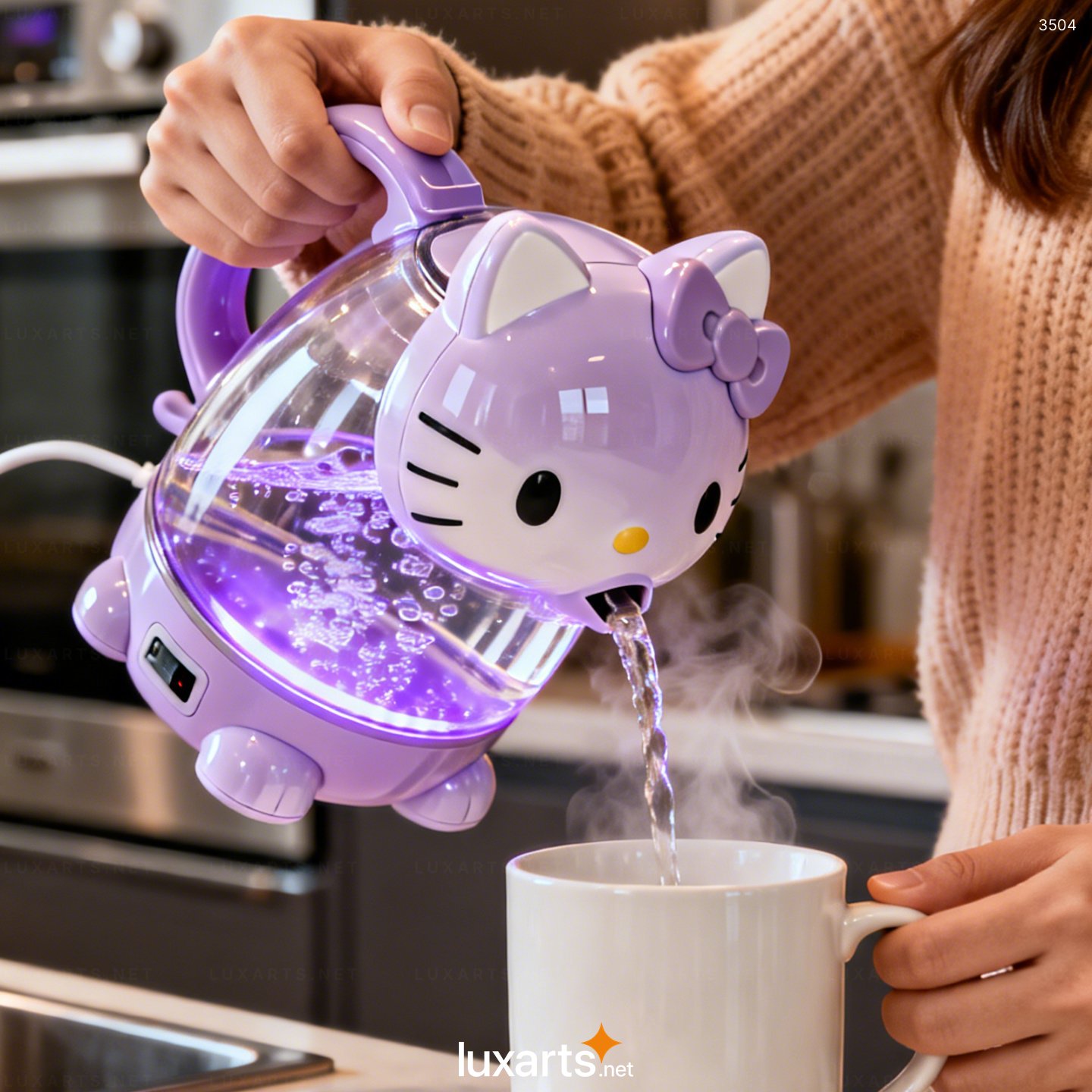 Hello Kitty Electric Shaped Kettles – Stylish & Cute Water Boiler for ...