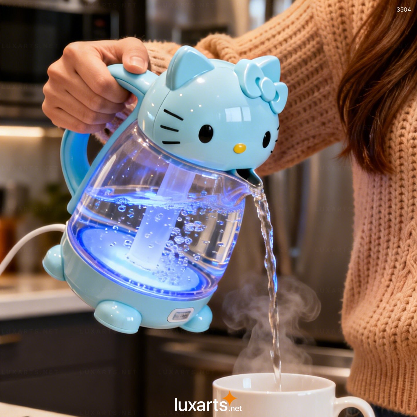 Hello Kitty Electric Shaped Kettles – Stylish & Cute Water Boiler for ...