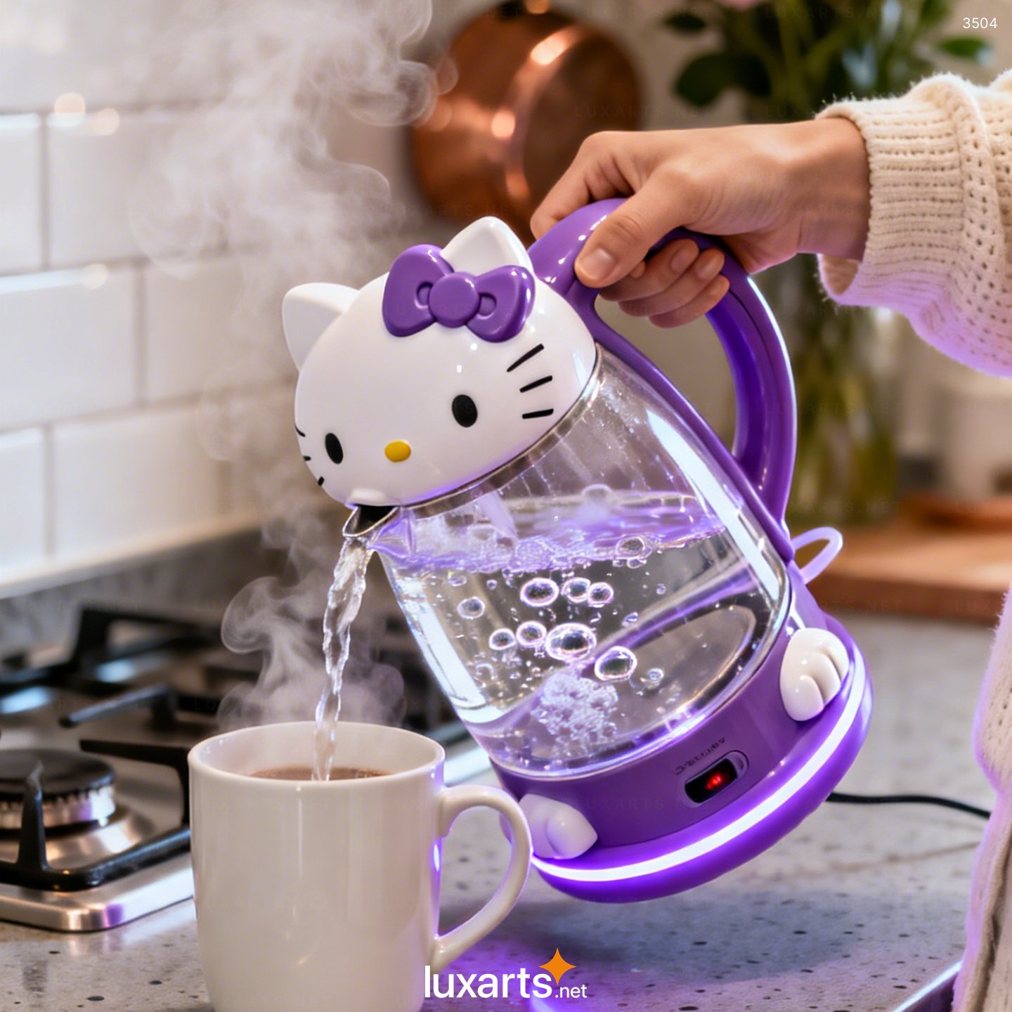 Hello Kitty Electric Shaped Kettles – Stylish & Cute Water Boiler for ...