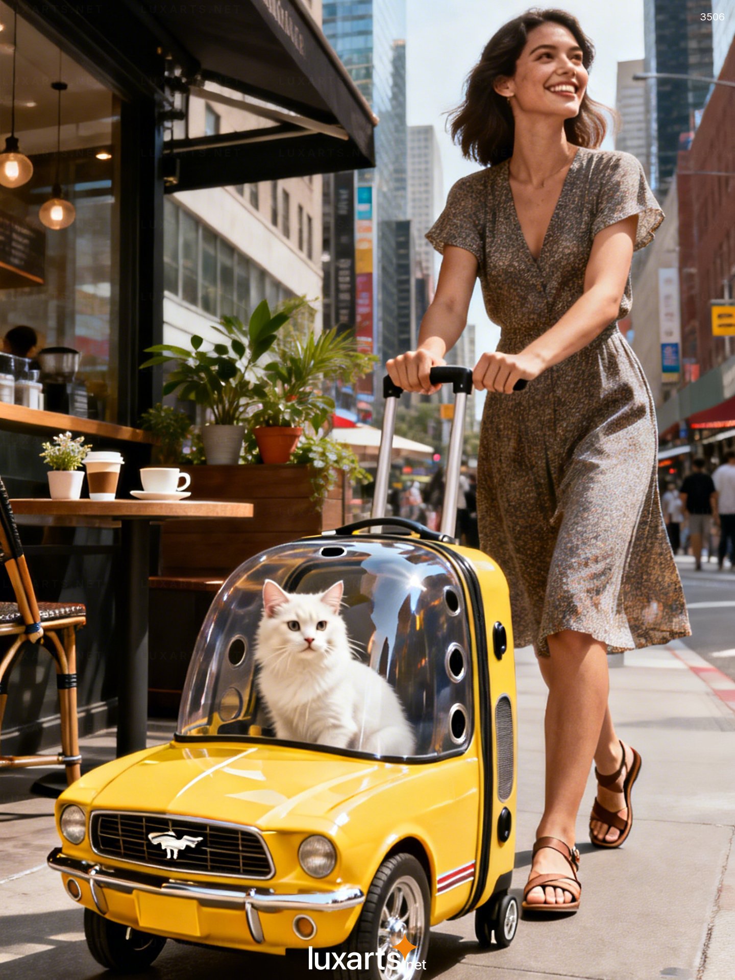 Mustang Inspired Pet Trolley Bag – Stylish, Functional, and Perfect for ...