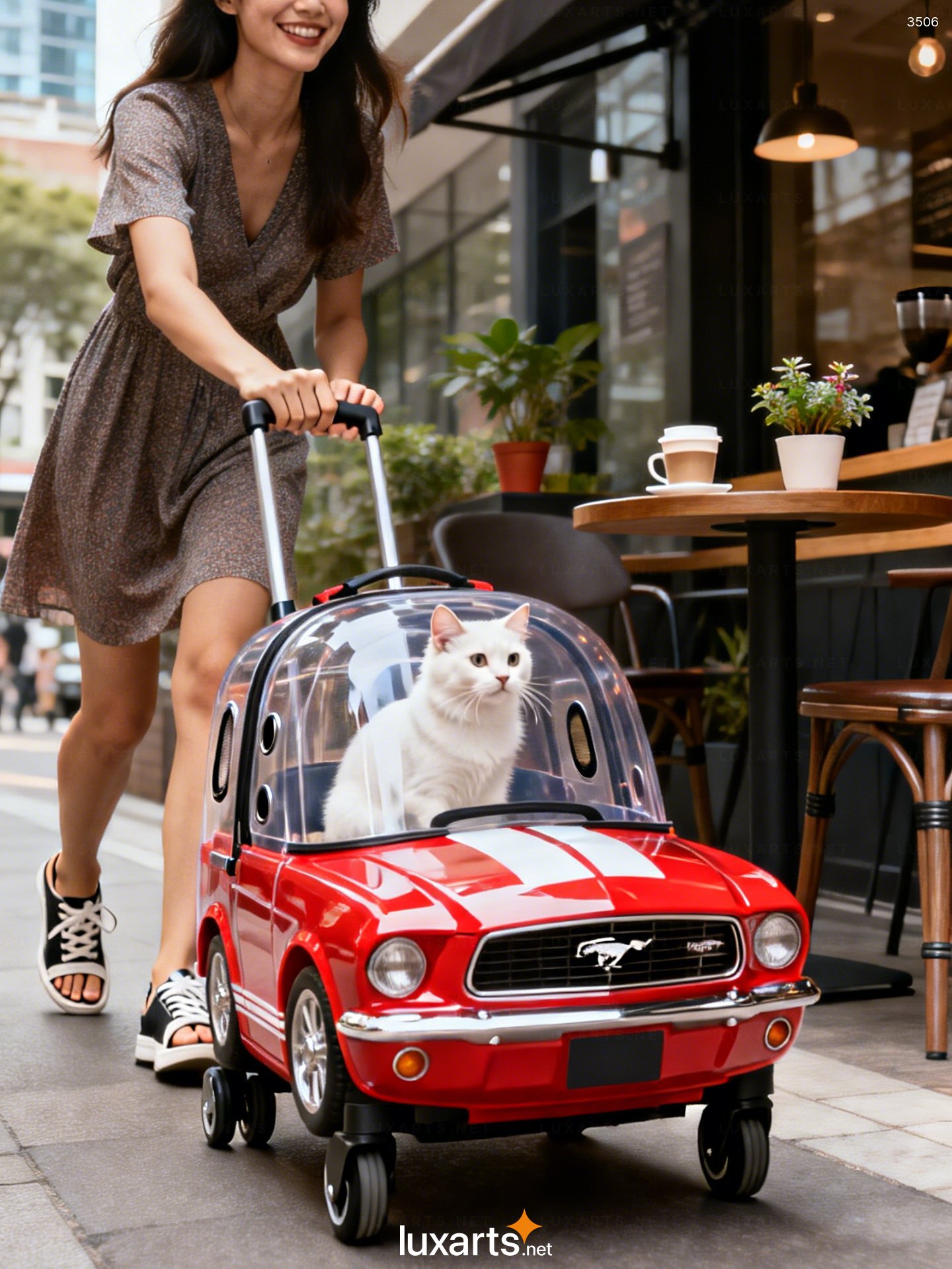 Mustang Inspired Pet Trolley Bag – Stylish, Functional, and Perfect for ...