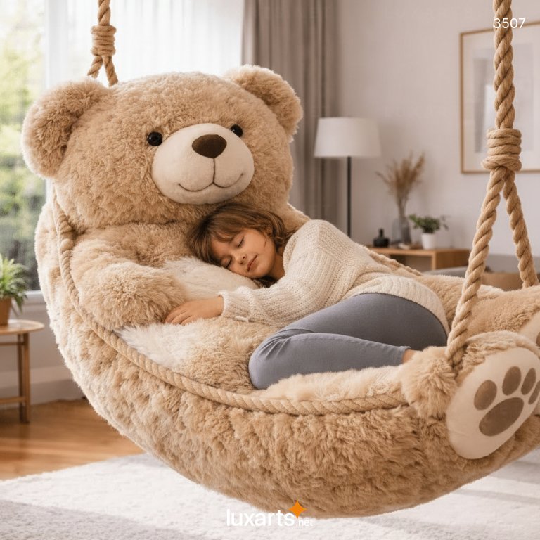 Teddy Bear Shaped Swing Chair – Cozy, Playful Seating for Kids and ...