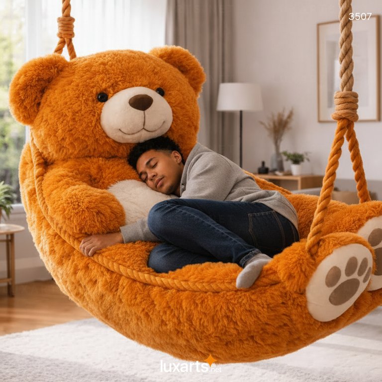 Teddy Bear Shaped Swing Chair – Cozy, Playful Seating for Kids and ...
