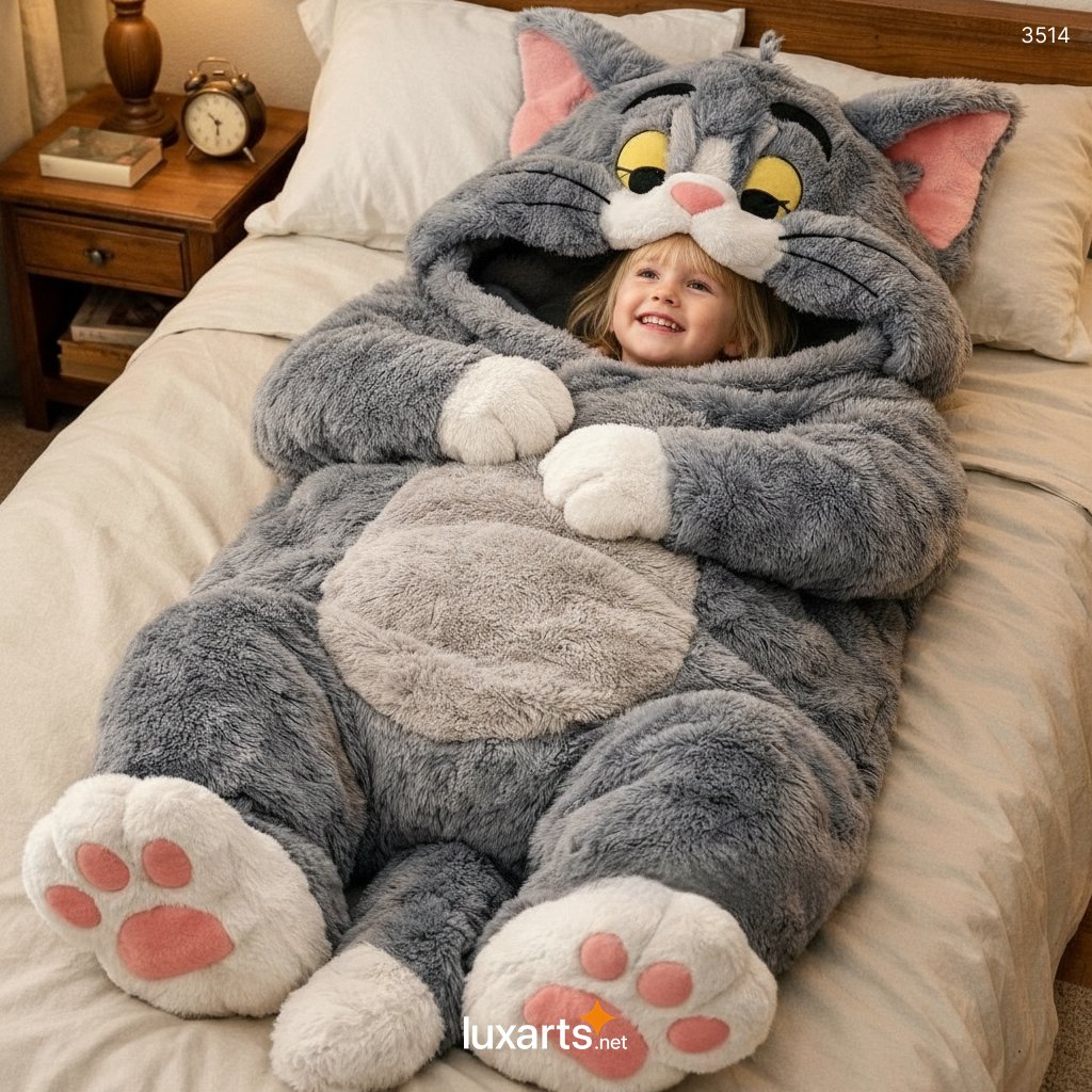 Tom and Jerry Shaped Sleeping Bag – Soft, Warm & Adorable Bedding for ...