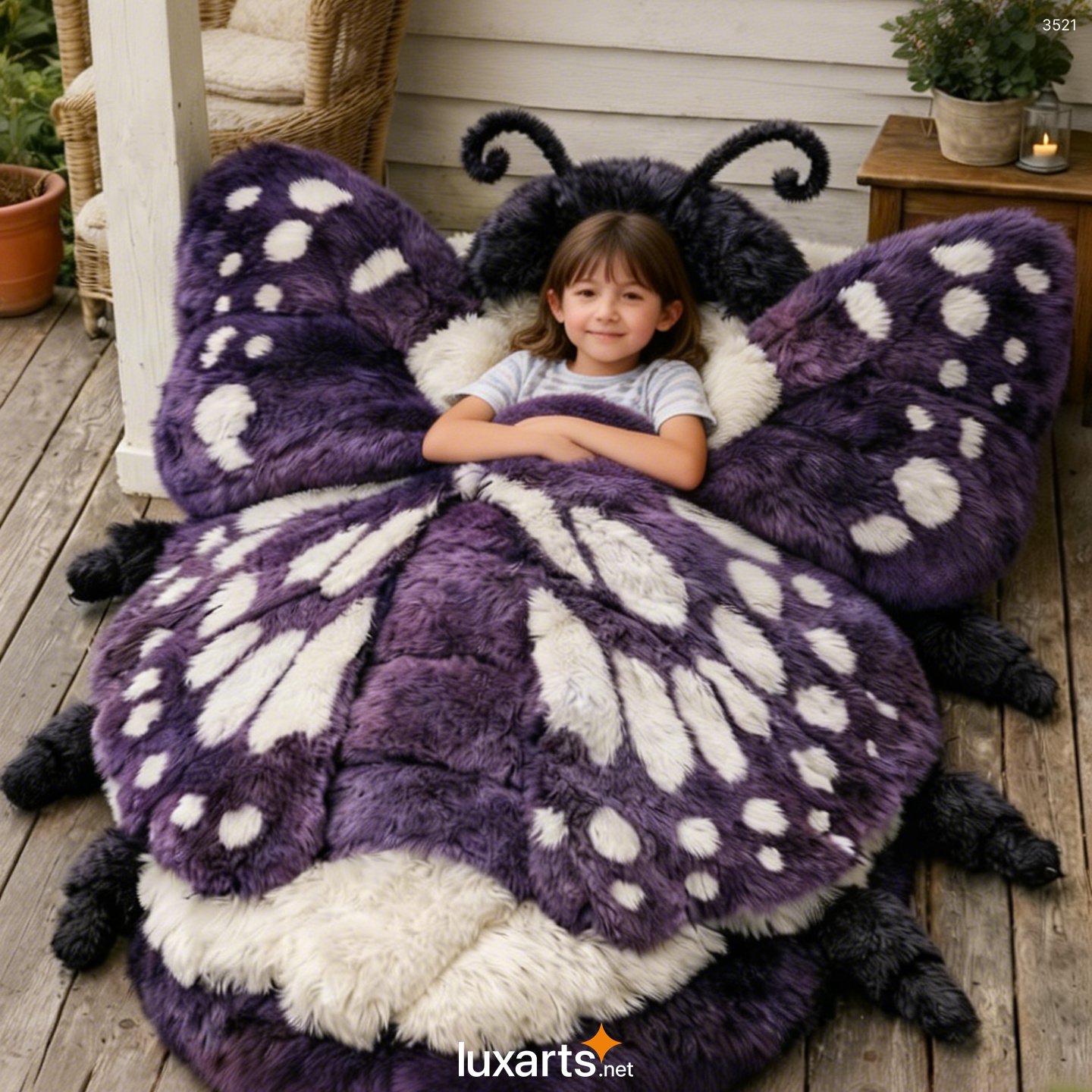 Butterfly-Shaped Sleeping Bag: Perfect for Cozy Camp Nights - LuxArts