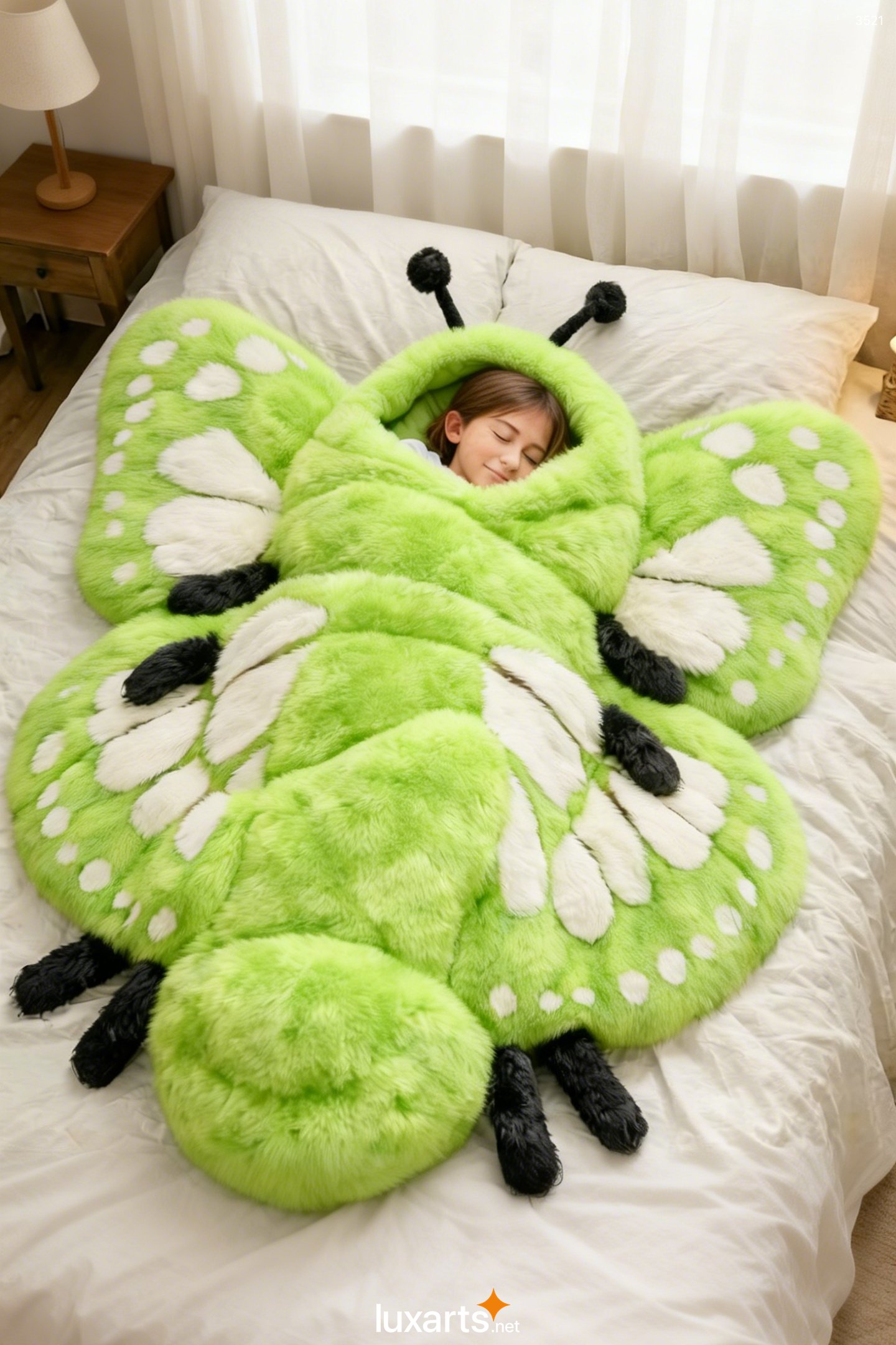 Butterfly-Shaped Sleeping Bag: Perfect for Cozy Camp Nights - LuxArts