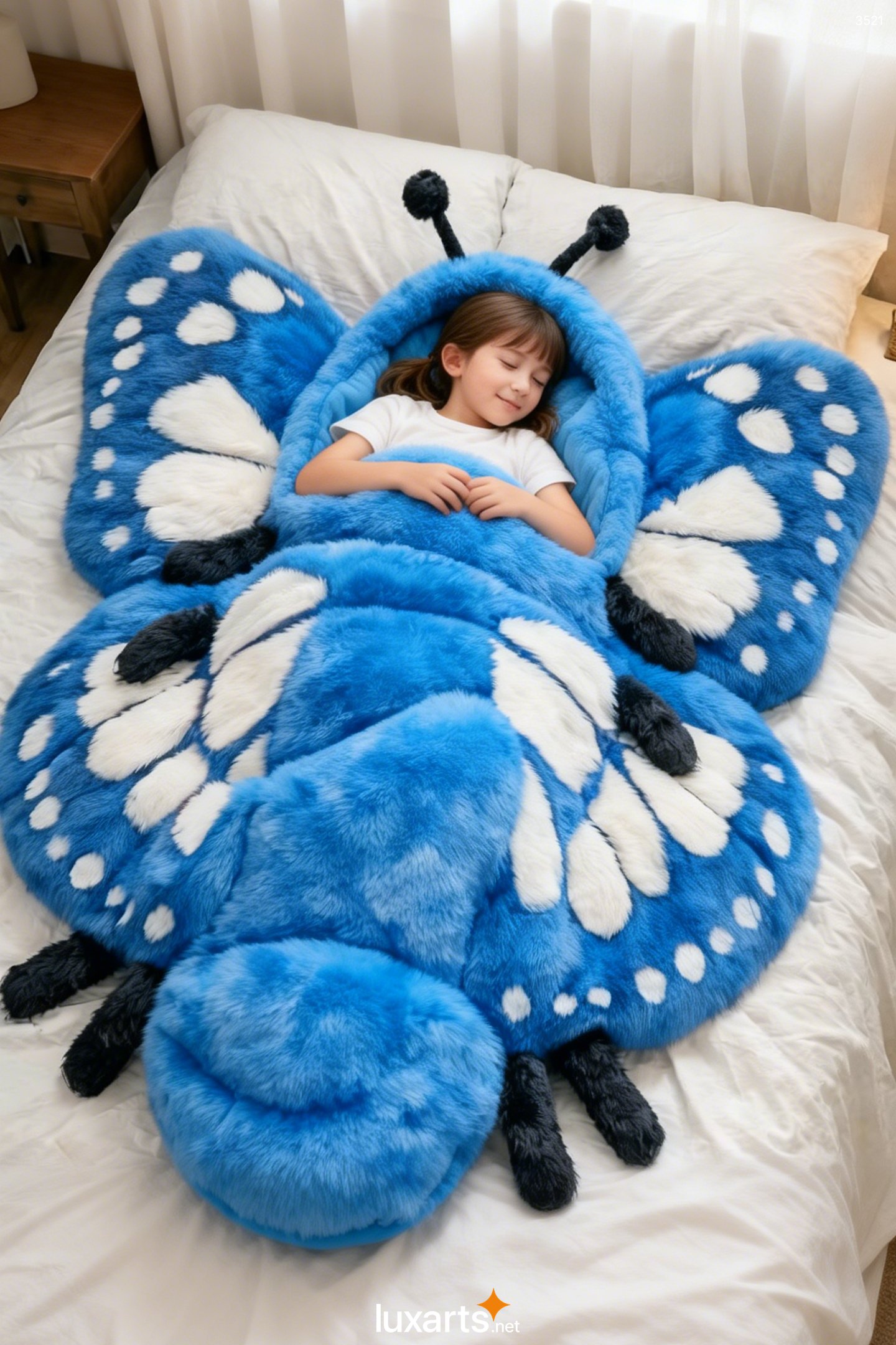 Butterfly-Shaped Sleeping Bag: Perfect for Cozy Camp Nights - LuxArts