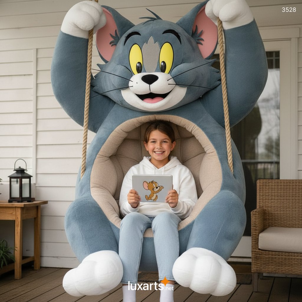 Tom and Jerry-Shaped Swing Chair: Fun & Comfortable Seating for Kids ...