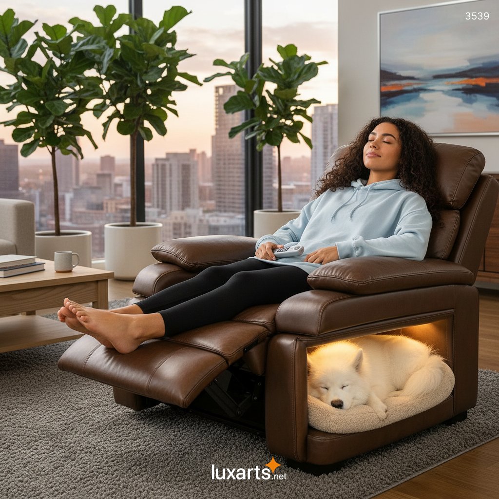 Dog Pod Recliners: Cozy Built-In Pet Bed for Your Dog - LuxArts