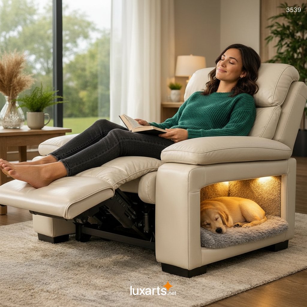 Dog Pod Recliners: Cozy Built-In Pet Bed for Your Dog - LuxArts
