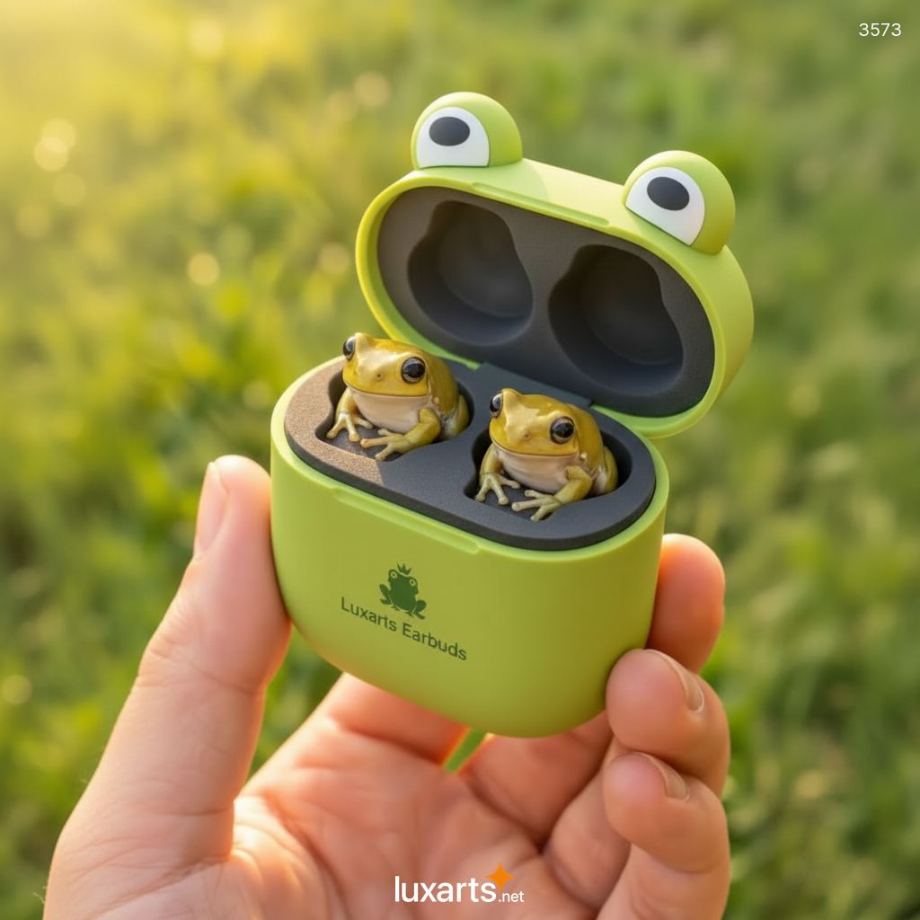 Frog Shaped Earbuds | Adorable Animal-Themed True Wireless Earphones ...